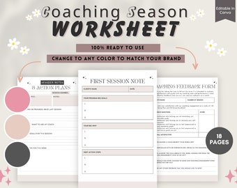 Life Coaching Worksheet PLR Life Coaching Program Editable - Etsy
