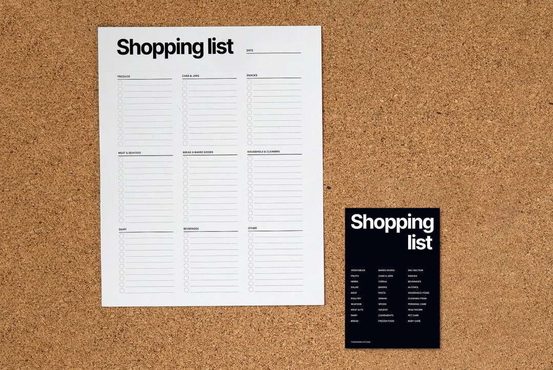 Ultimate Shopping List & Grocery List | Customizable Grocery Shopping ...