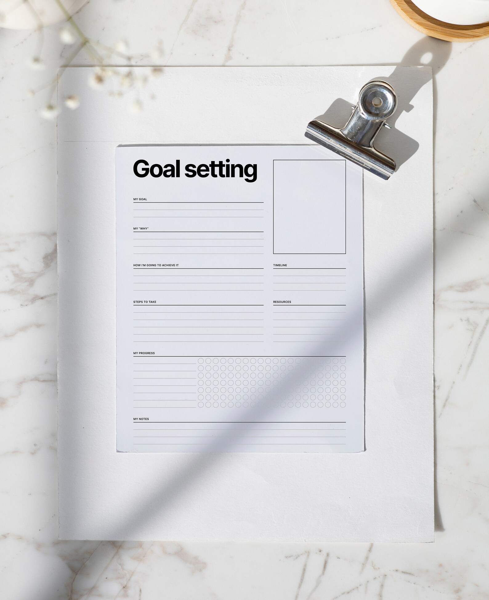 Goal Setting Worksheet and Reflection Worksheet | Productivity and ...