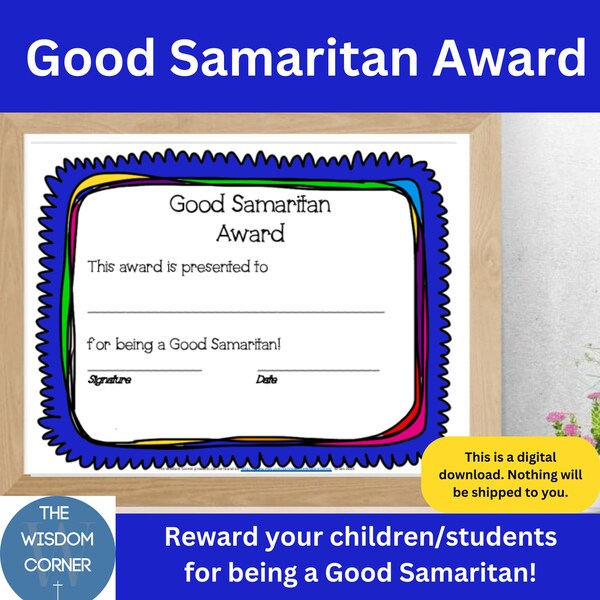 Christian Award - Etsy