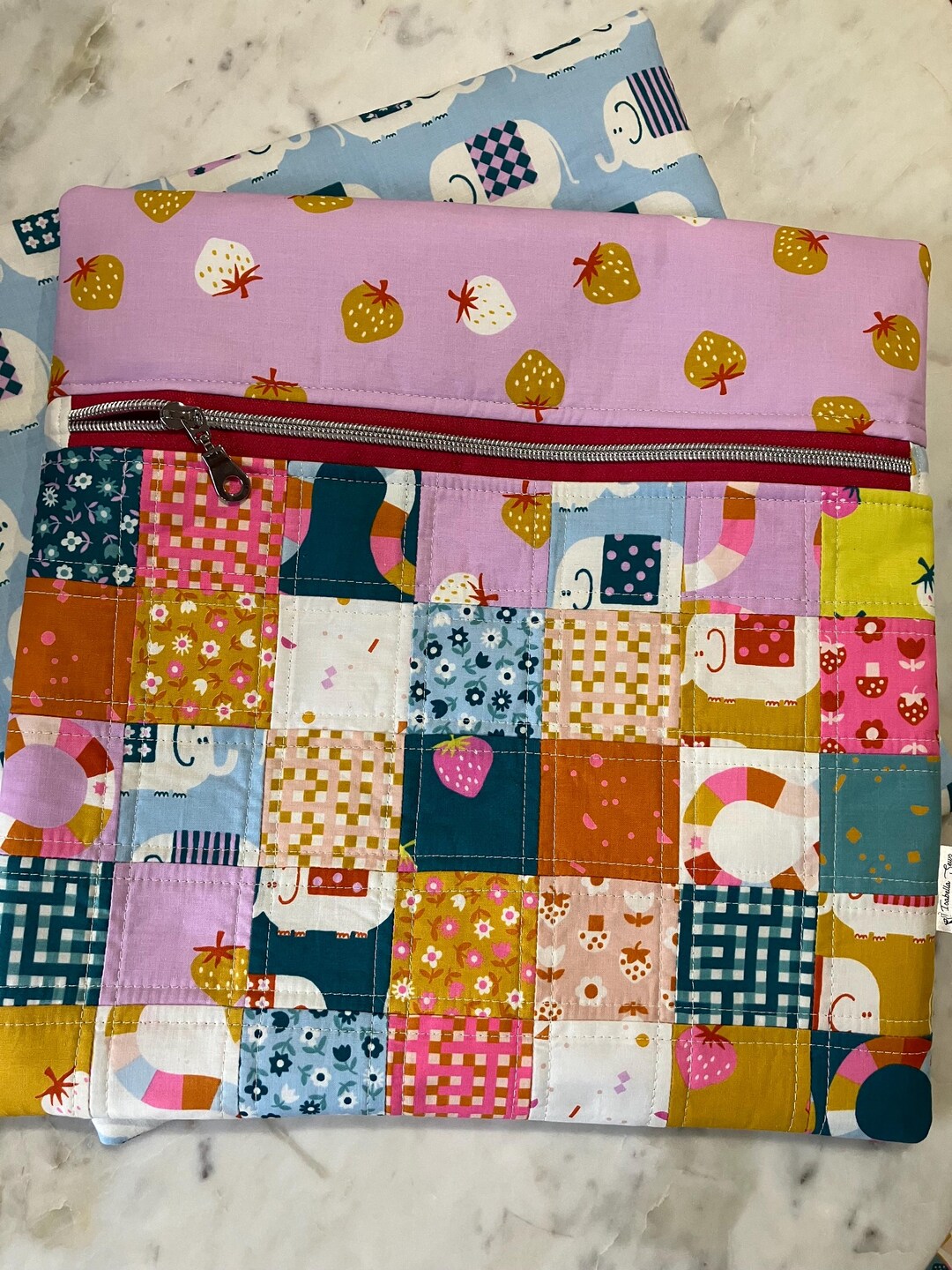 Picture Book Patchwork Project Bag - Etsy