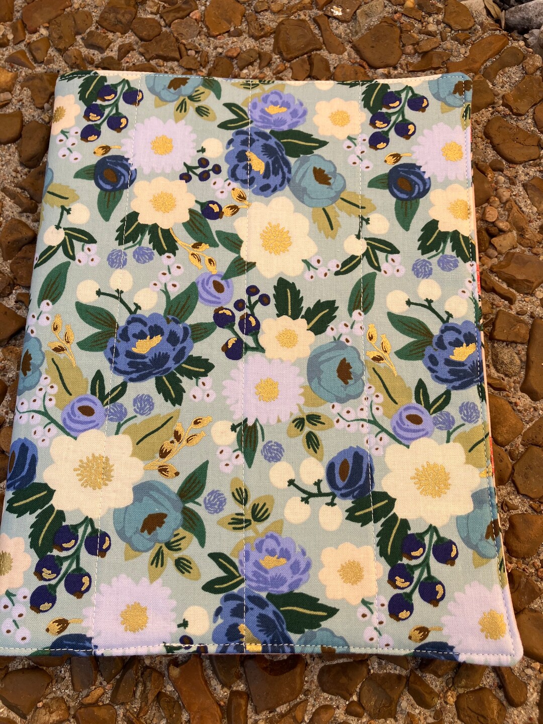 Floral Quilted Notebook Cover - Etsy