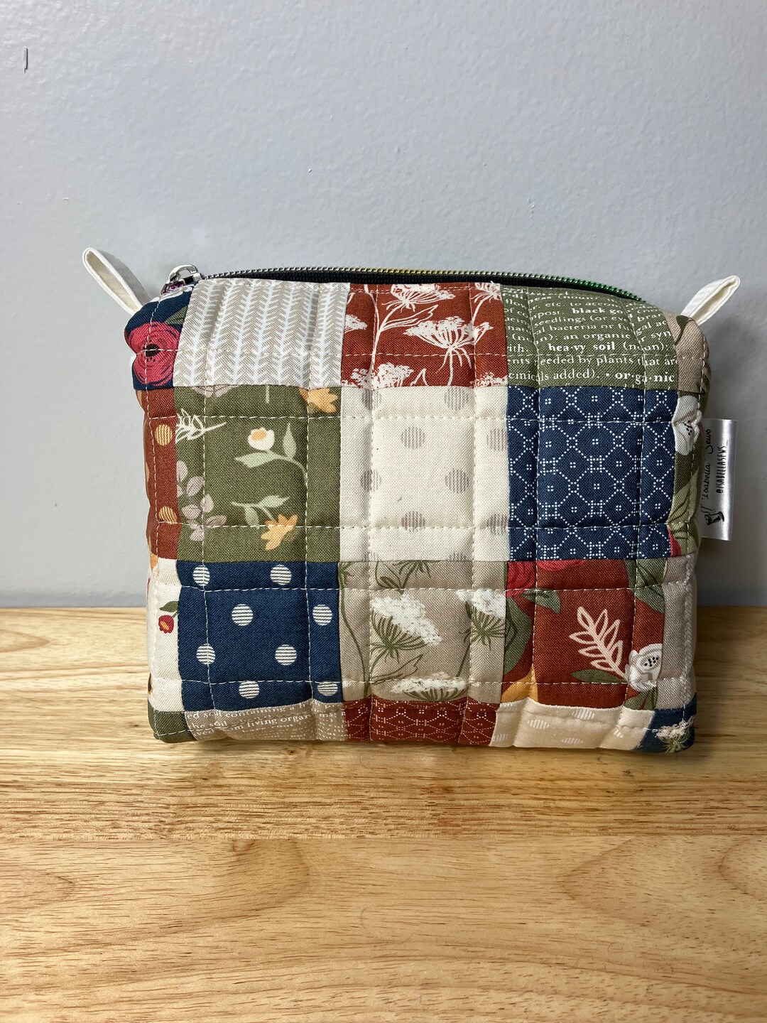 Flower Pot Quilted Boxy Pouch - Etsy