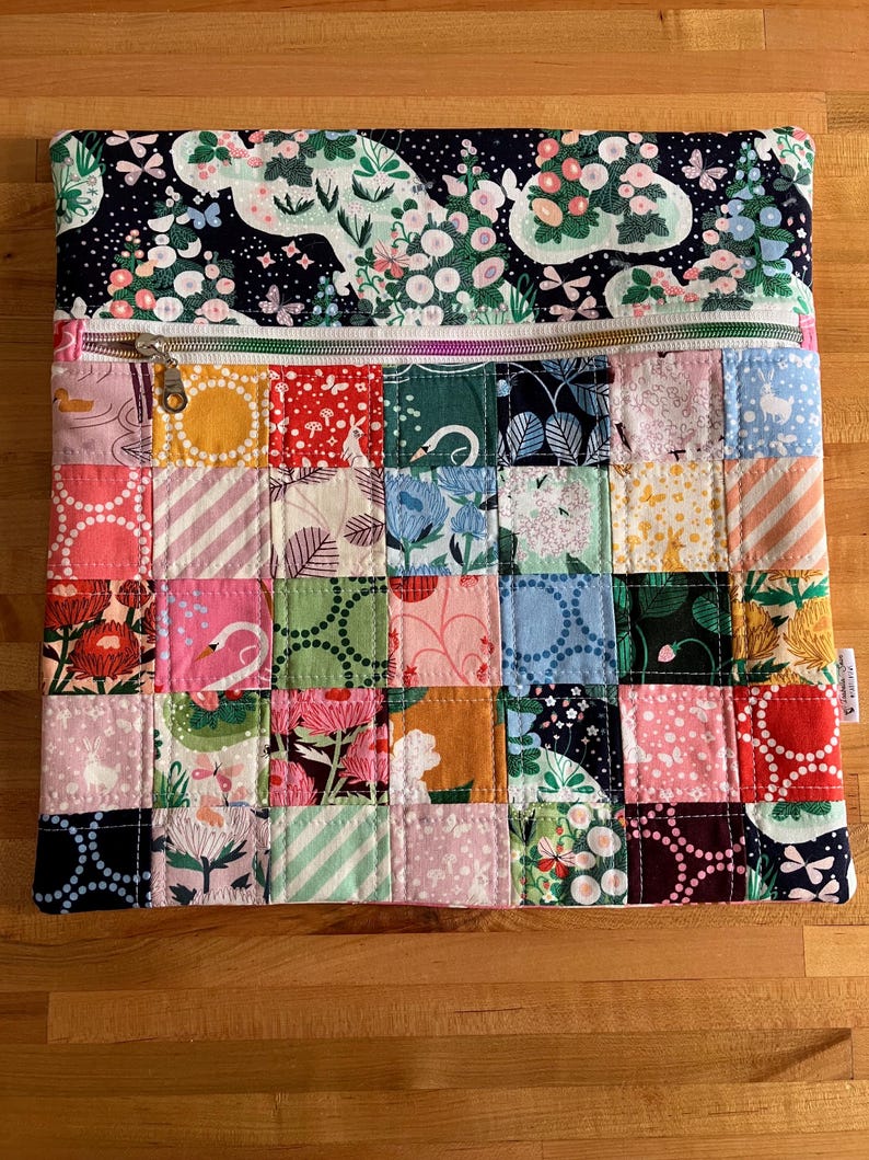 Love Letter Patchwork Project Bag - Etsy