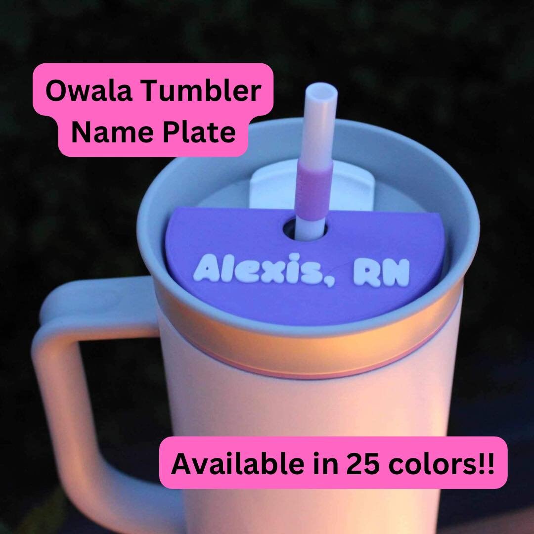 Customized Owala Bottle Owala Name Plate Owala FreeSip Name Plate U2013 ...