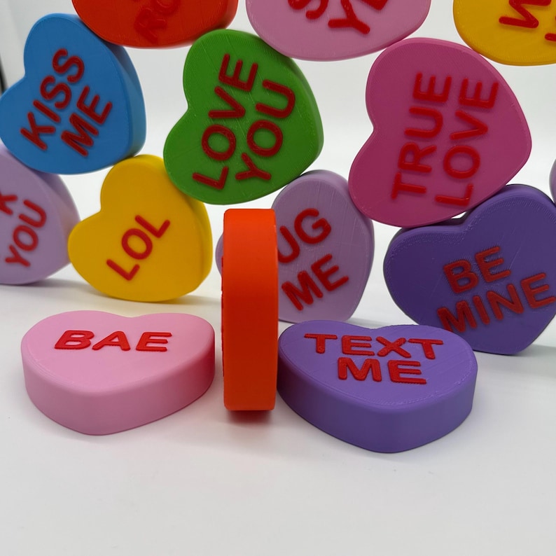 Large Conversation Hearts Valentines Day Candy Hearts Decor Gifts ...