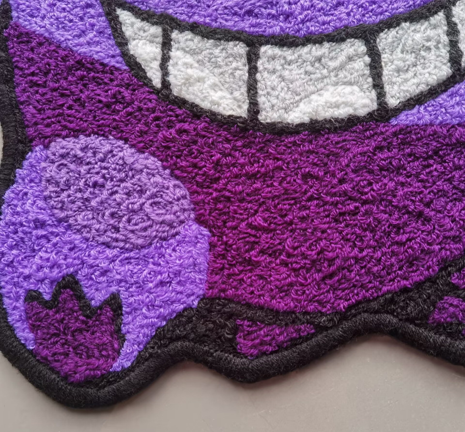 Pokémon Anime Rug Handmade ,gengar Rug Custom Rug for Rooms and Living ...
