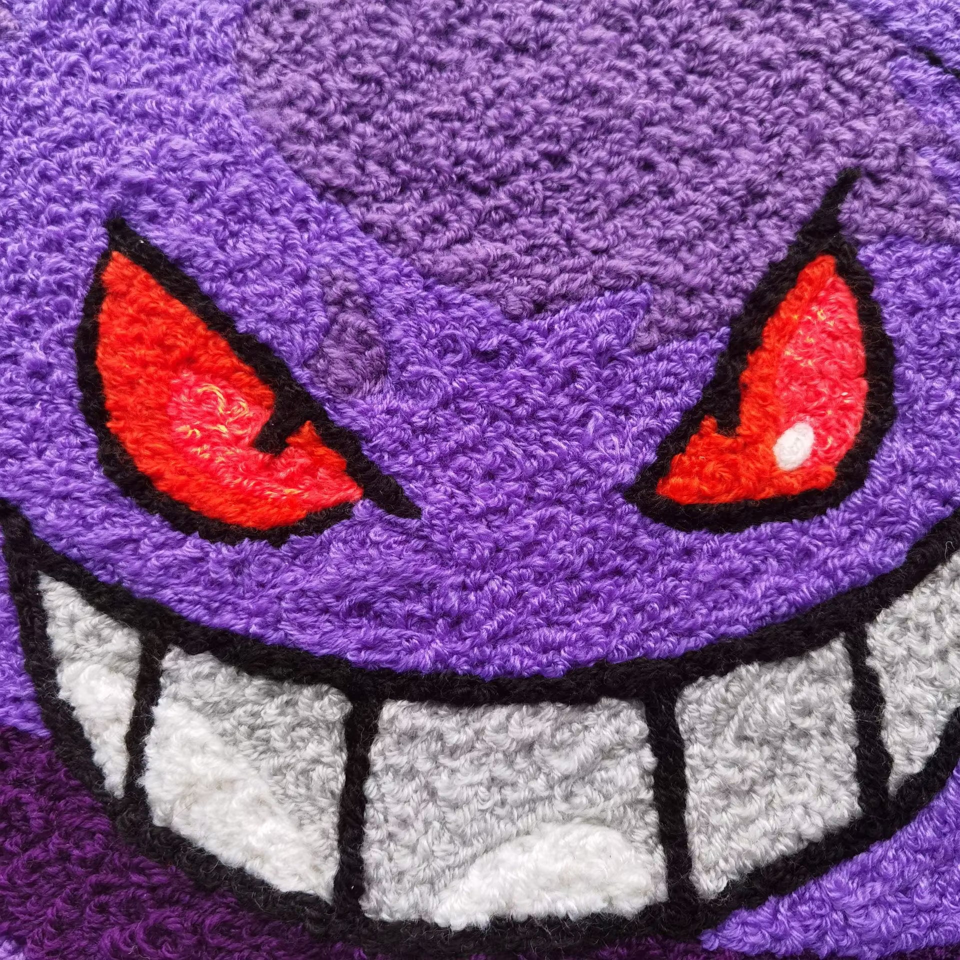 Pokémon Anime Rug Handmade ,gengar Rug Custom Rug for Rooms and Living ...