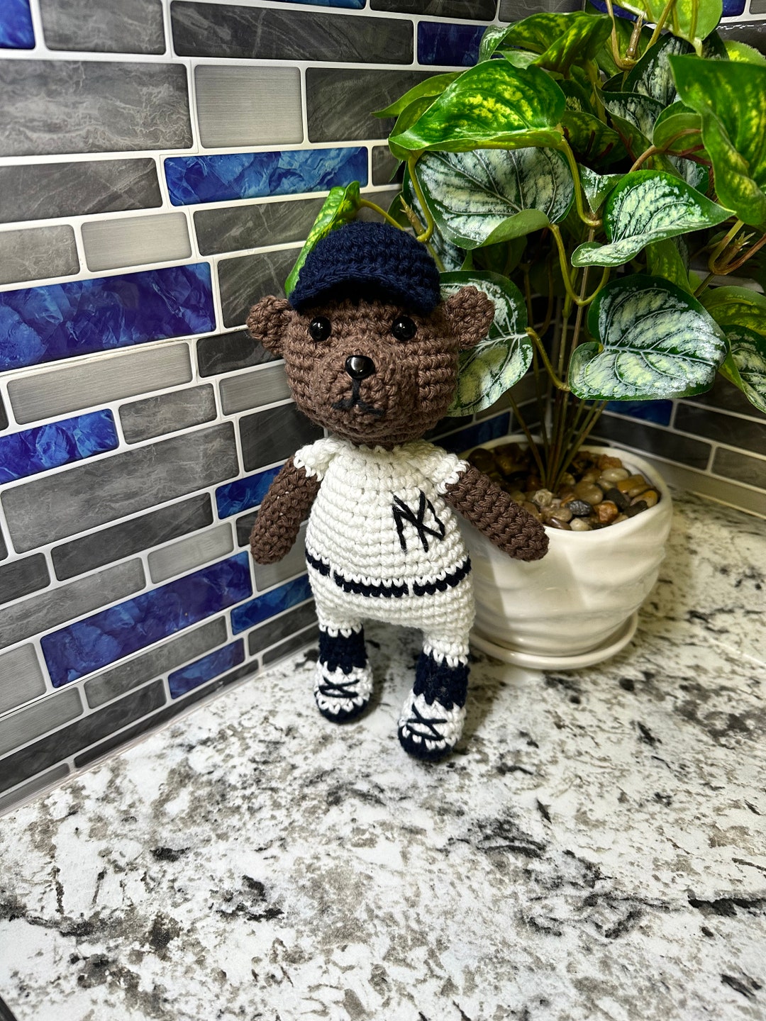 Homemade Crochet Cotton MLB Major League Baseball New York NY Yankees ...