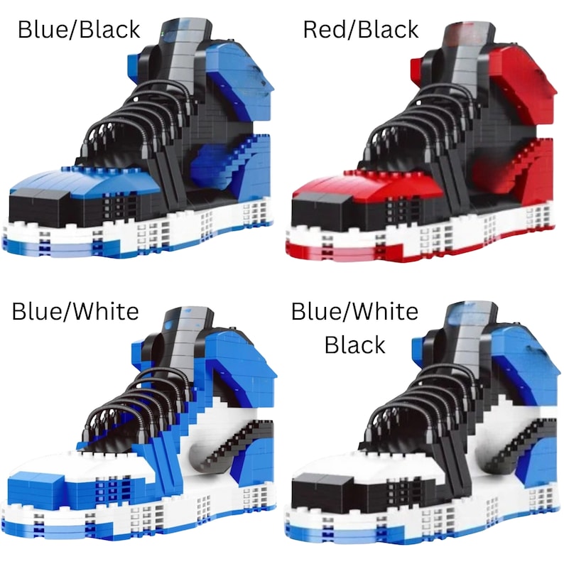 Sneaker Building Blocks, Shoe Building Blocks, Block Set for Sneaker ...