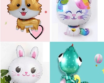 Bunny Birthday Balloon - Etsy