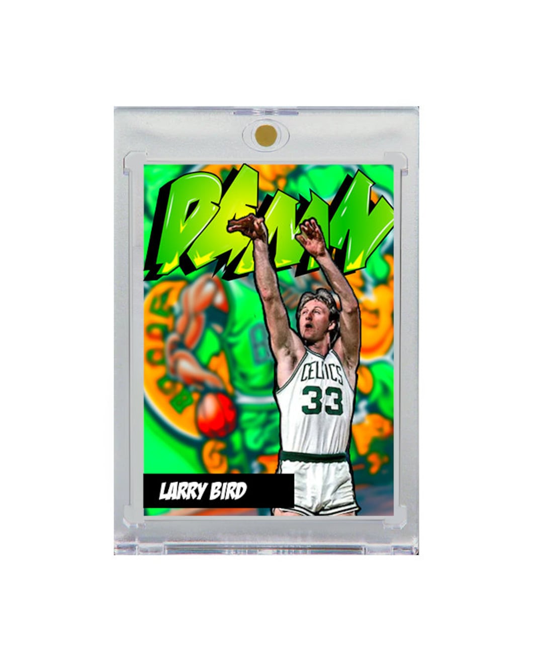 Larry Bird Custom Damn! REFRACTOR! - Etsy