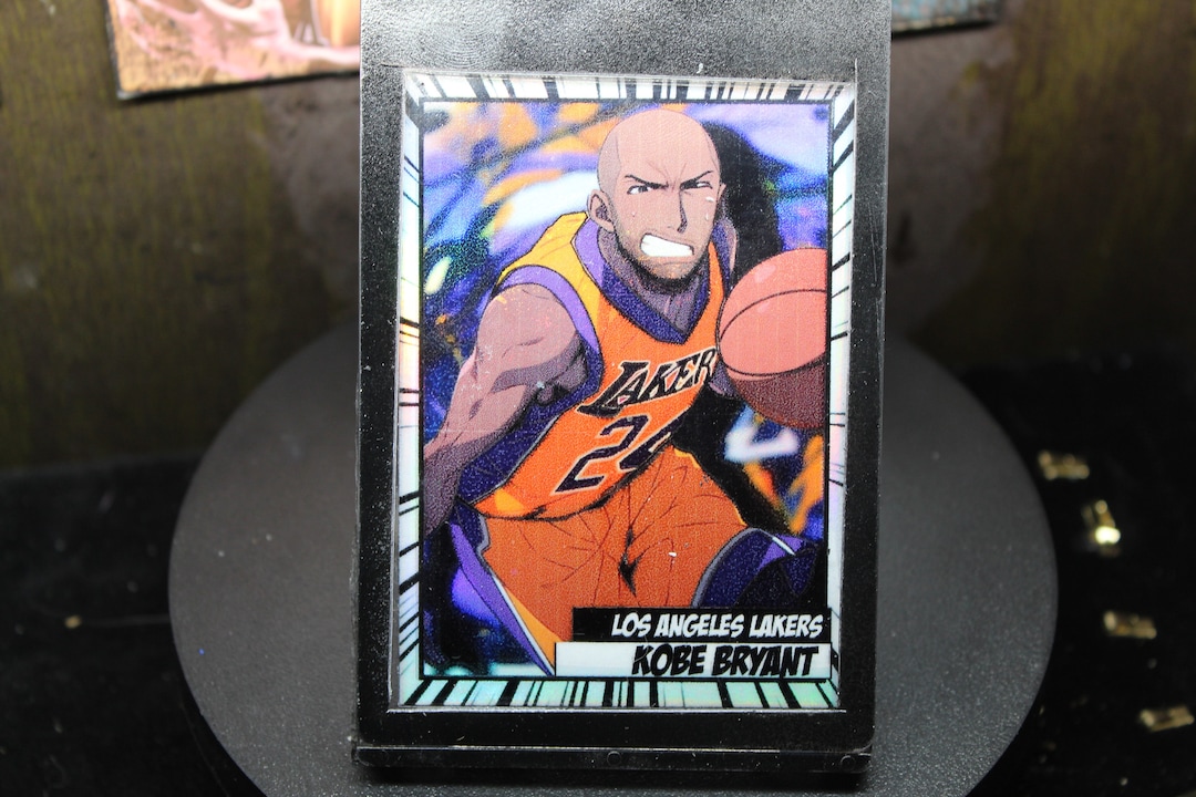 Kobe Bryant Los Angeles Lakers Anime Manga Refractor - Etsy