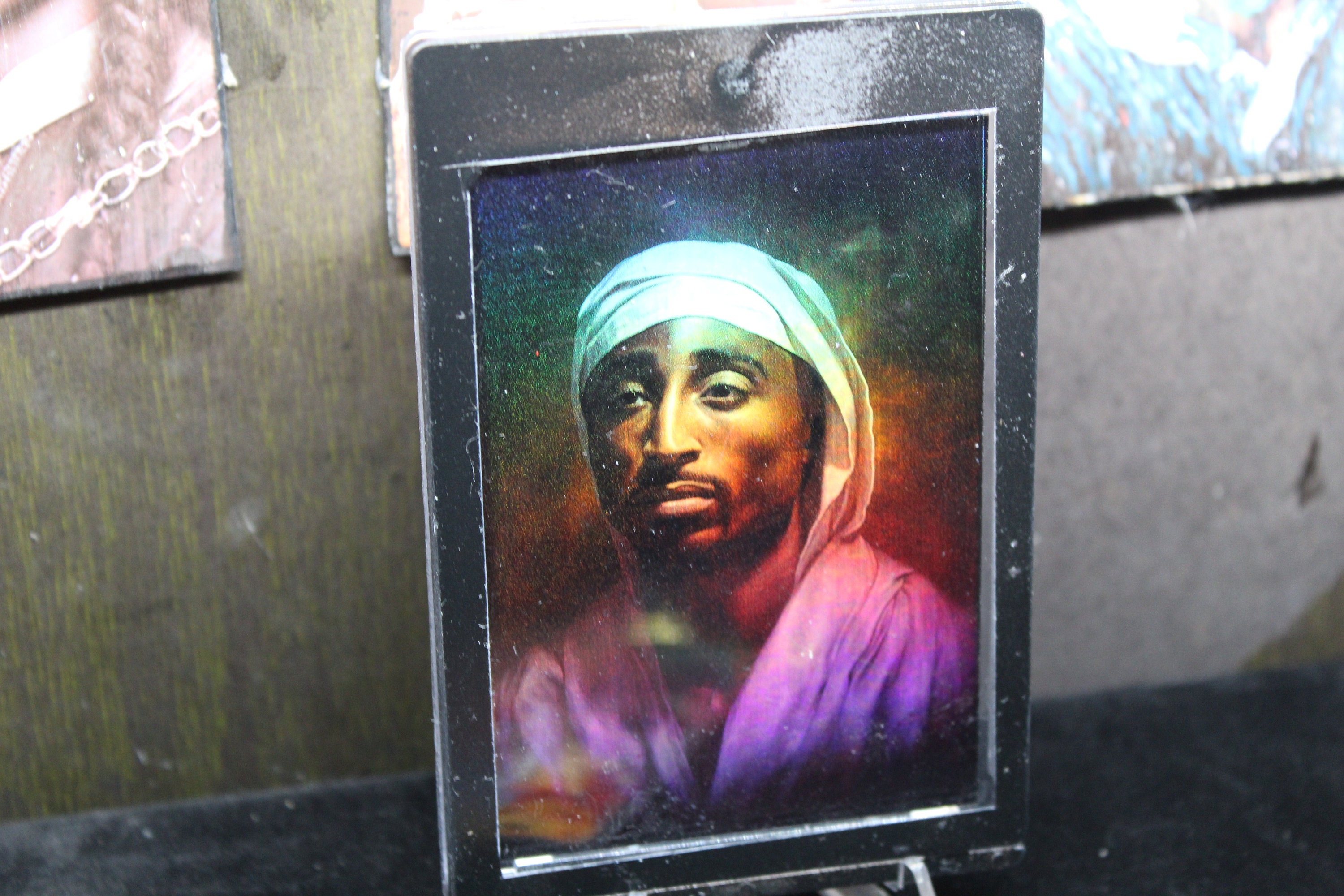 REFRACTOR Tupac Shakur Icons to Icon Style of Davinci Base Card - Etsy