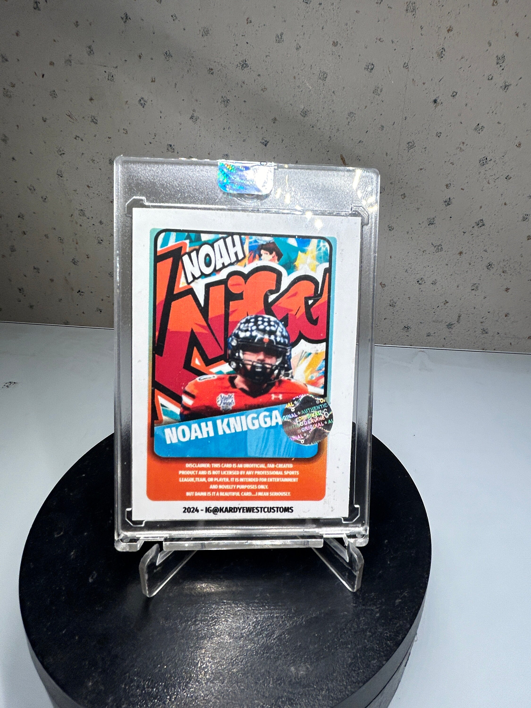 Noah Knigga - Custom Noah Knigga Card - Custom by Kardyewest - Etsy