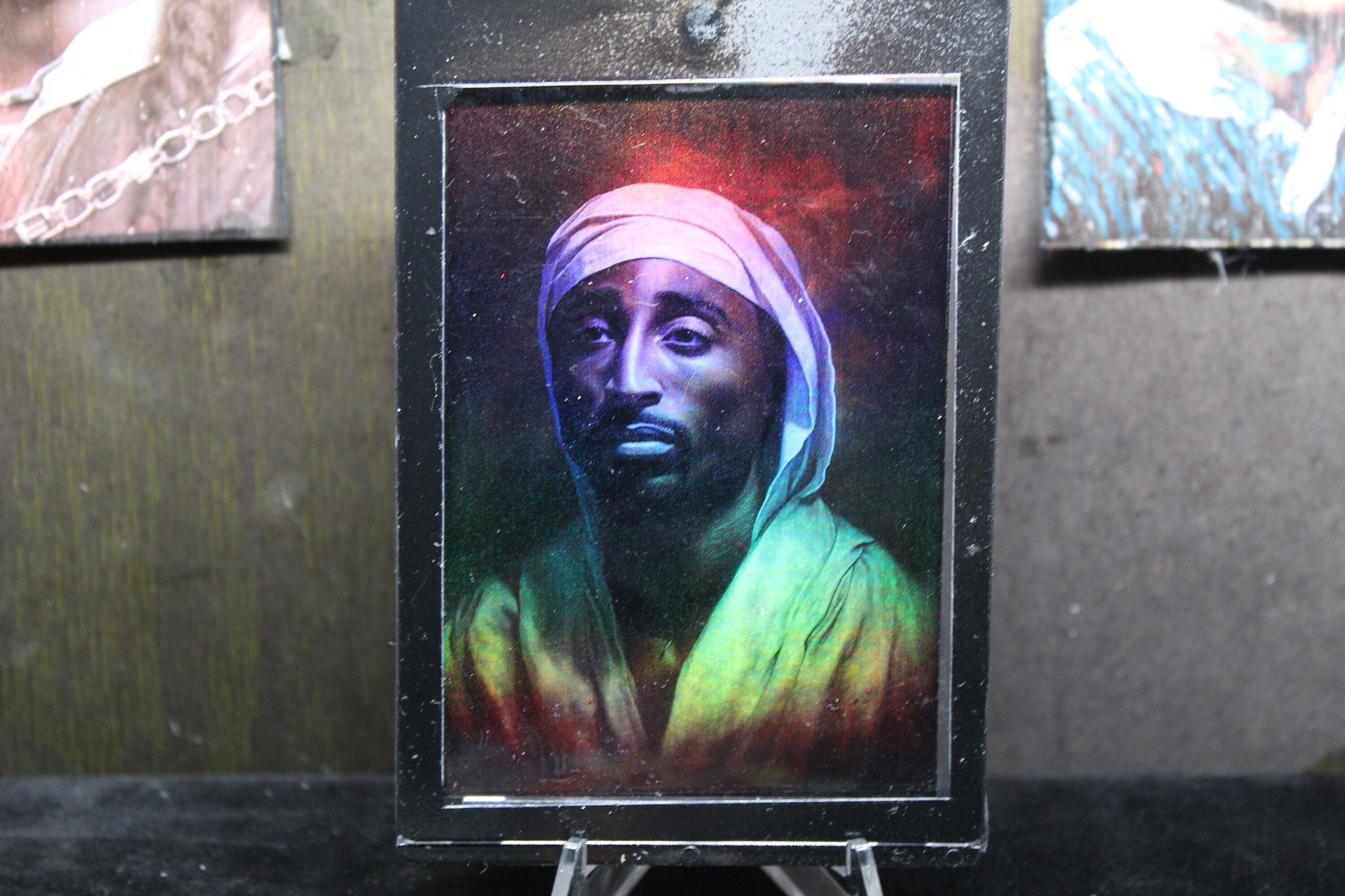 REFRACTOR Tupac Shakur Icons to Icon Style of Davinci Base Card - Etsy
