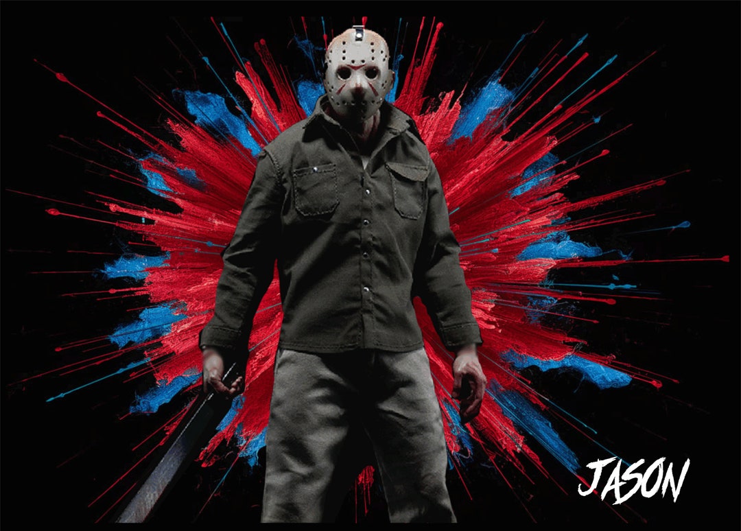 Jason - Friday the 13th - Bloodblast Refractor - Custom Trading Card by ...