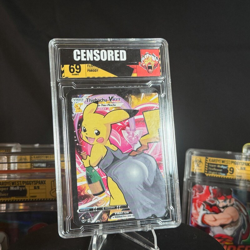 Thicc Pikachu Card - Etsy