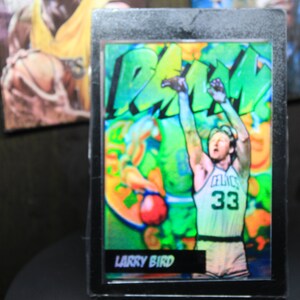 Larry Bird Custom Damn! REFRACTOR! - Etsy