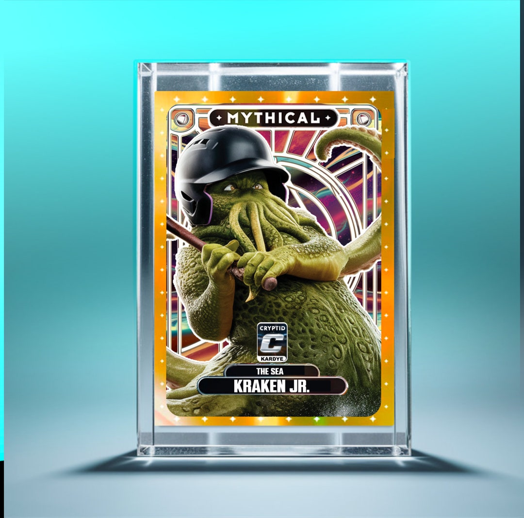 Kraken Jr. - Cryptid - Mythical Trading Cards by Kardyewest - Etsy