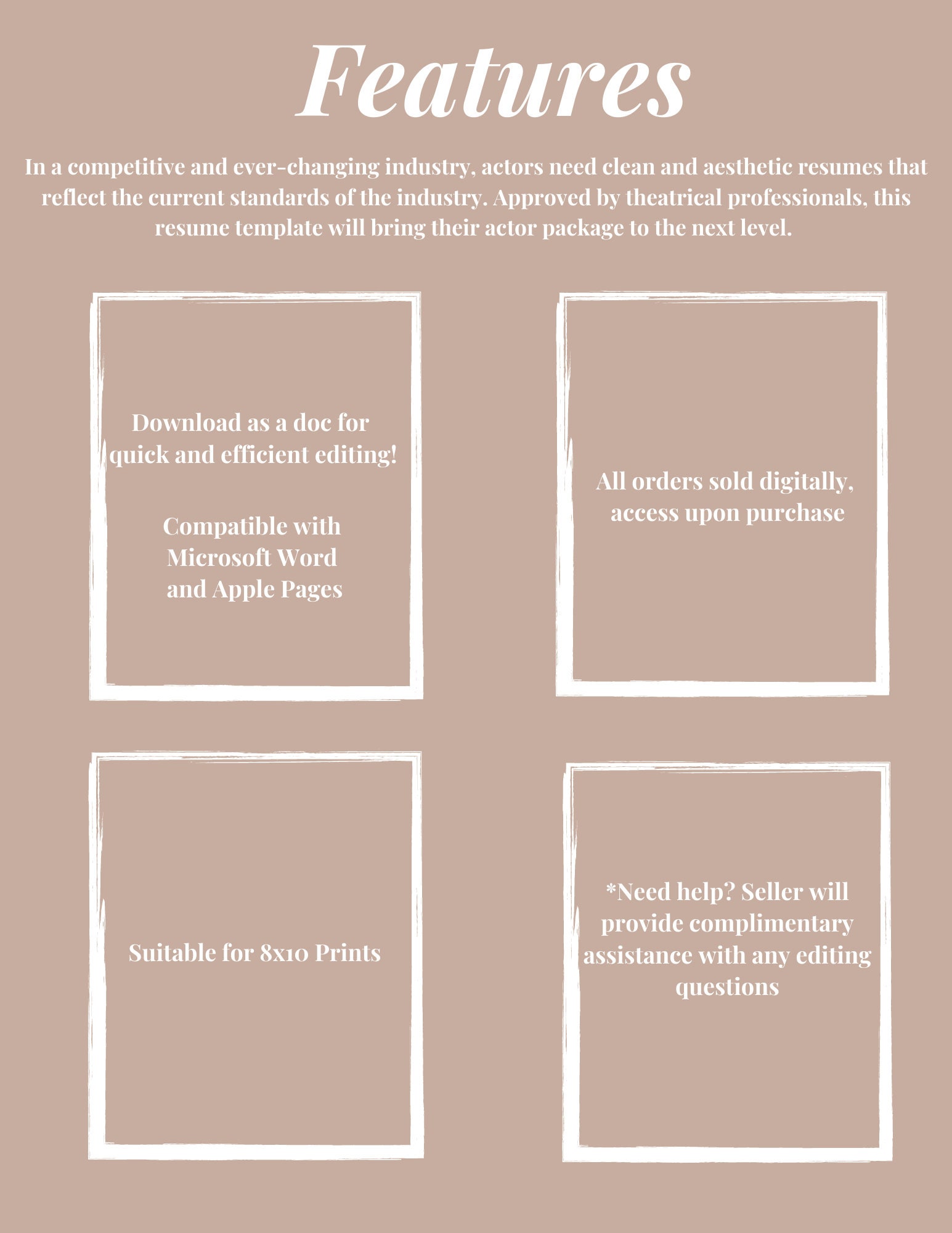 PROFESSIONAL ACTOR RESUME, Theater Resume Template, Current Acting ...