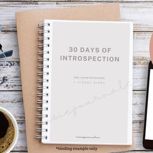 Printable Journal - 30 Days With 30 Prompts. Mindfulness +self-discovery - Etsy