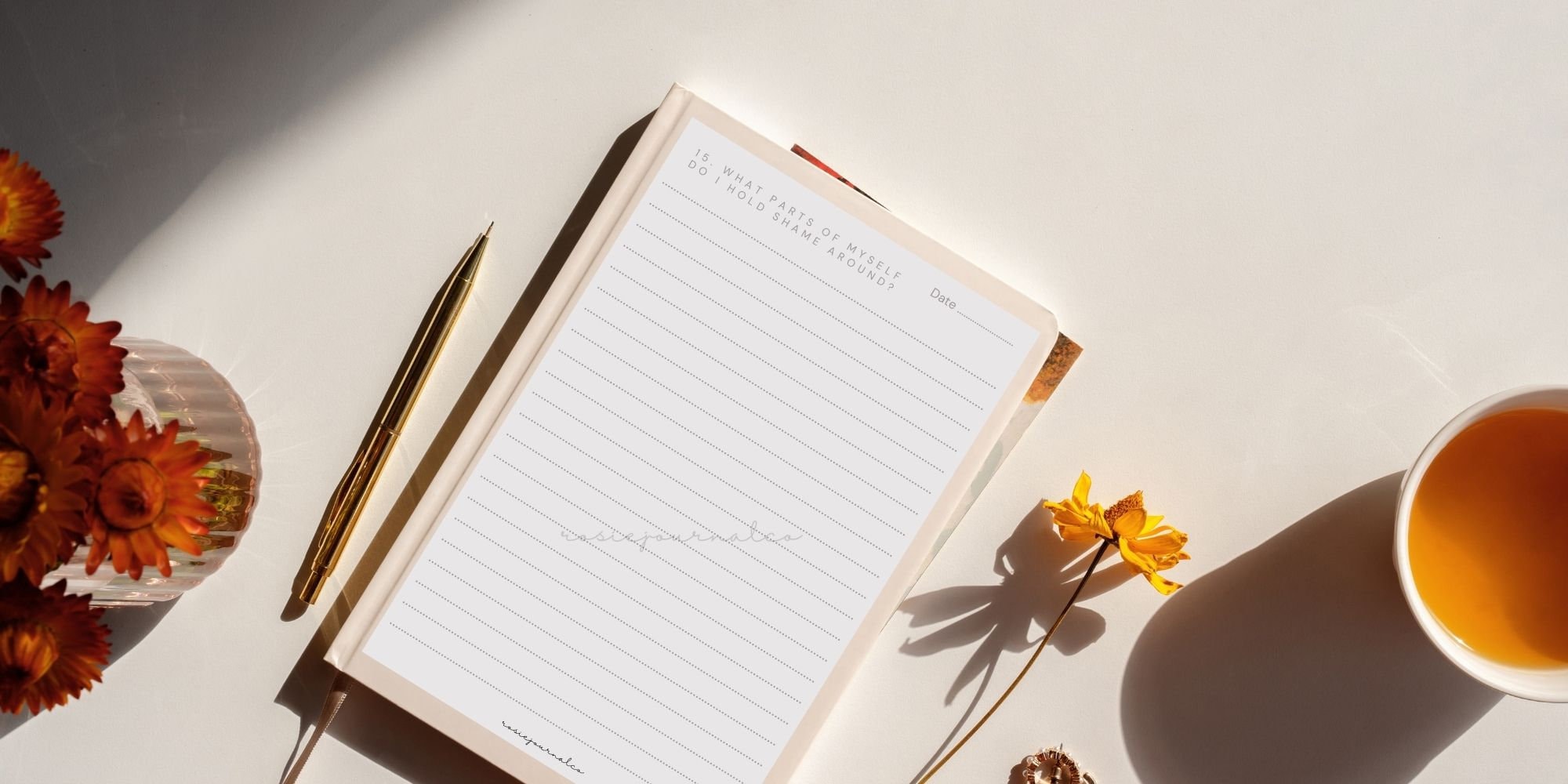 Printable Journal - 30 Days With 30 Prompts. Mindfulness +self ...