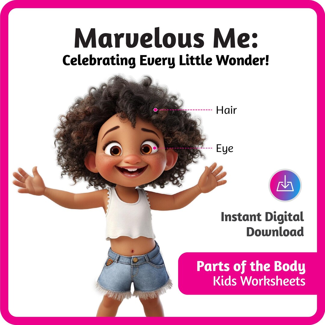 Marvelous Me: Parts of the Body Worksheets for Preschool – Fun ...