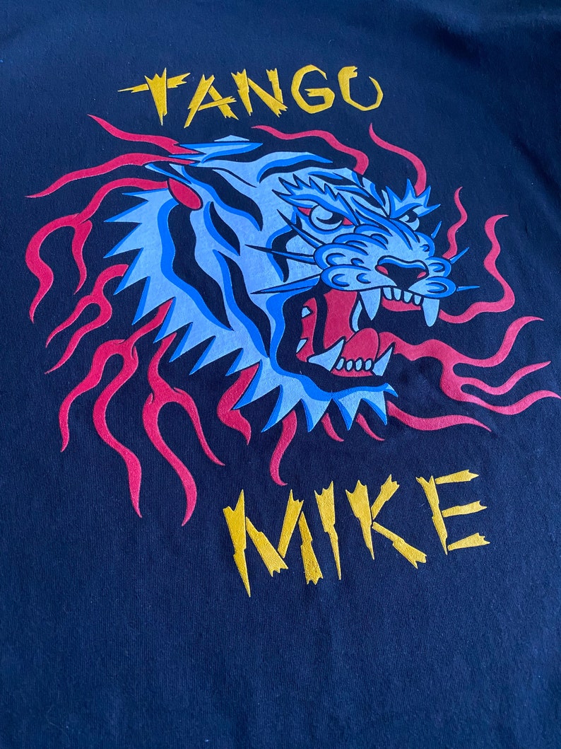 Tango Mike Tattooer Tiger T-shirt - Etsy