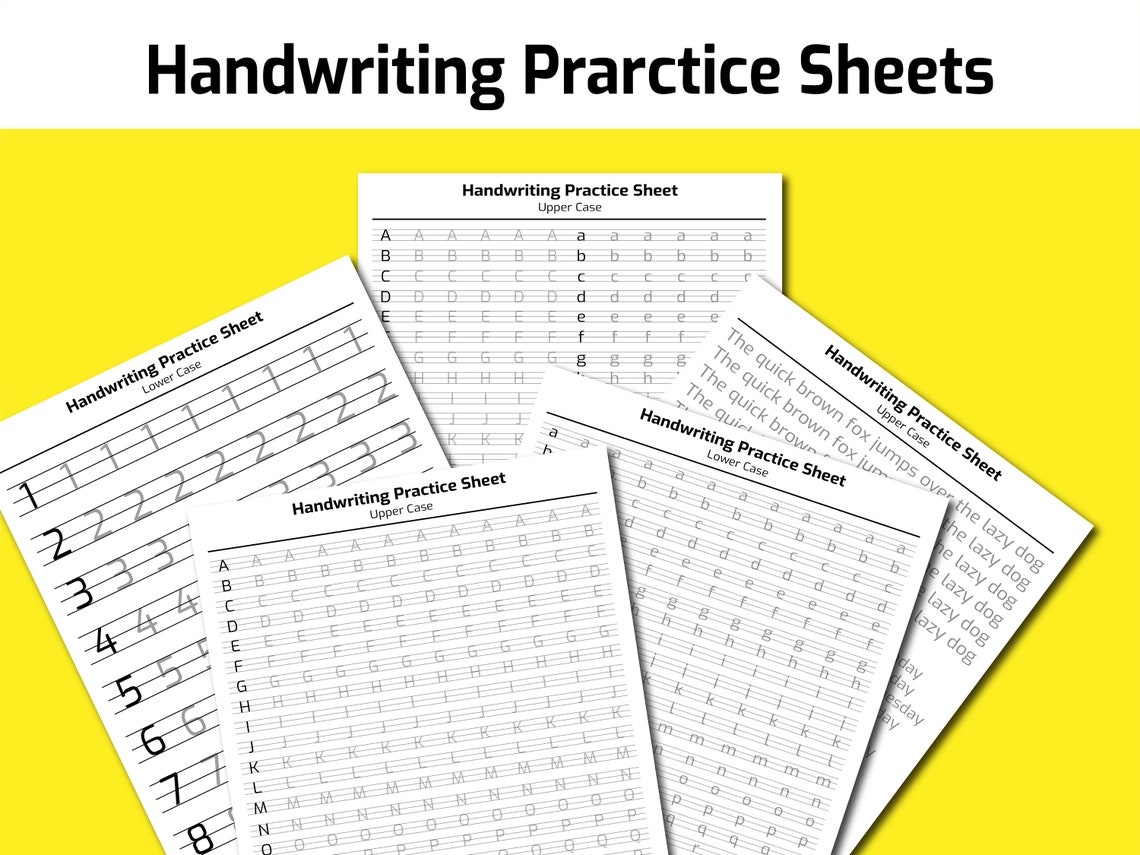 Handwriting Practice Sheets For Middle School Kids And Up Etsy handwriting-practice-sheets-for-middle-school-kids-and-up-etsy