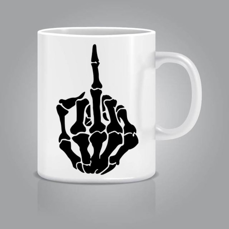 Skeleton Middle Finger Svg Skeleton Hand Middle - Etsy Canada