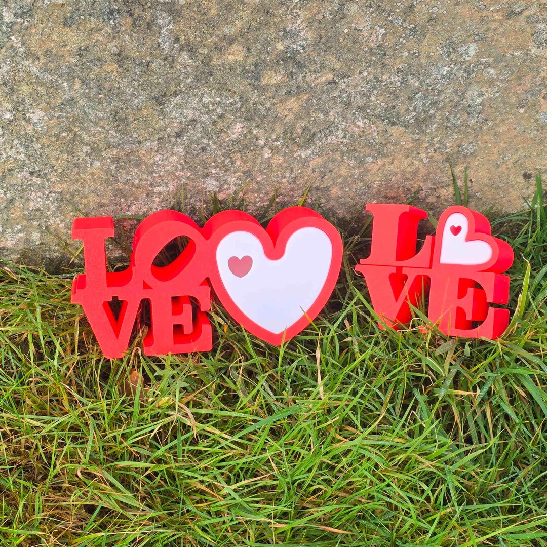 3D Printed LOVE Heart Drawer: Valentine's Keepsake Box - Etsy