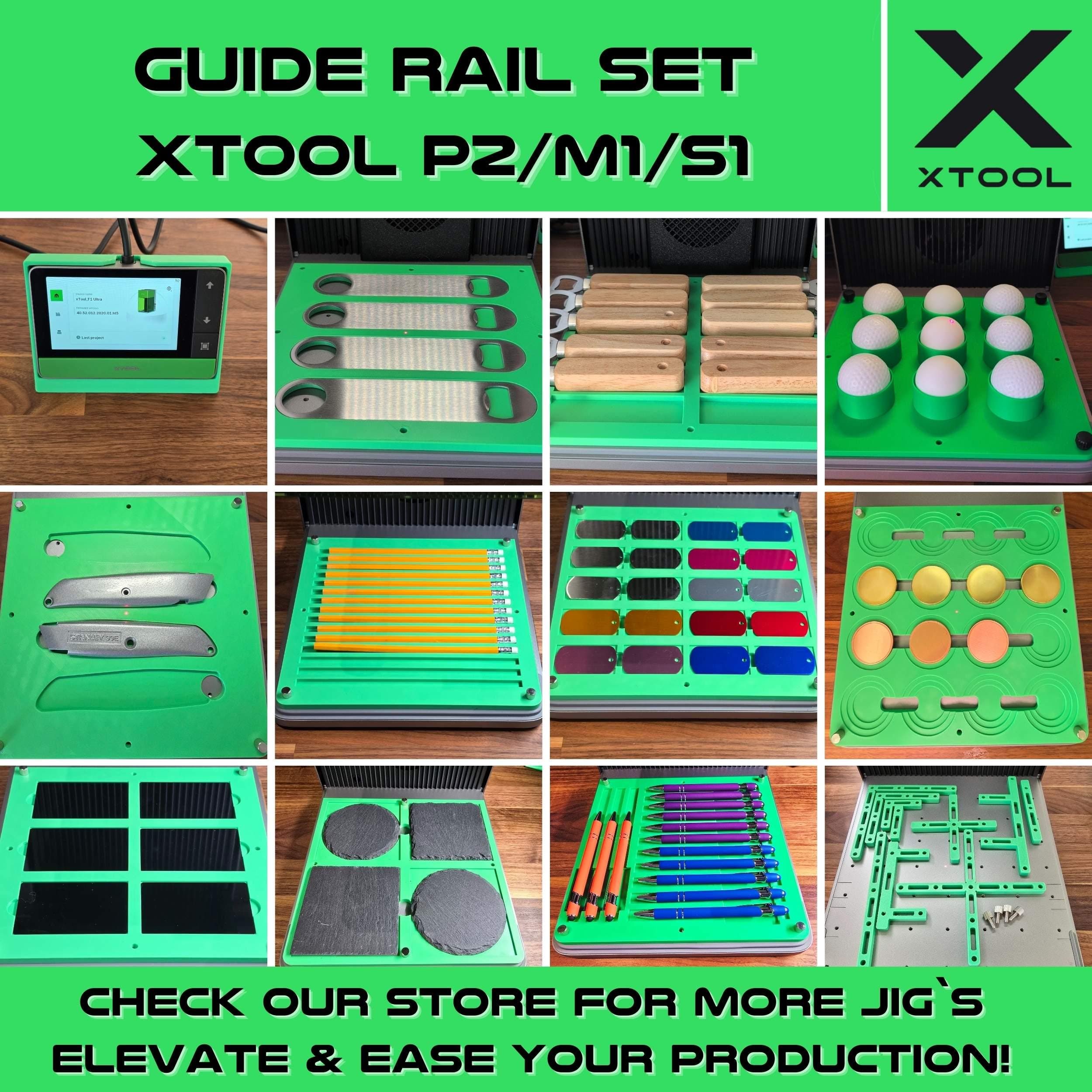 Honeycomb Bed Rail Guide Set – Precision Alignment for Xtool & Thunder ...