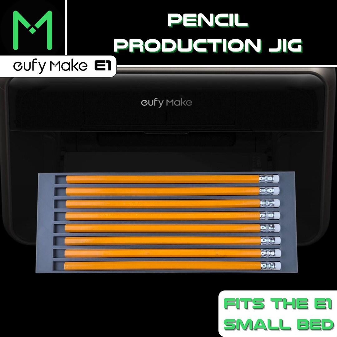 Eufymake E1 Pencil Jig (8/50 Slot Jig) – UV Printer Jig - Etsy