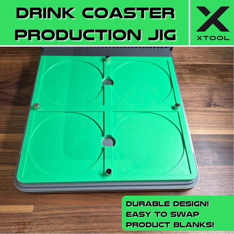 Coaster Jig for Xtool F1 Ultra & F2 Ultra Laser - Coaster Batch ...
