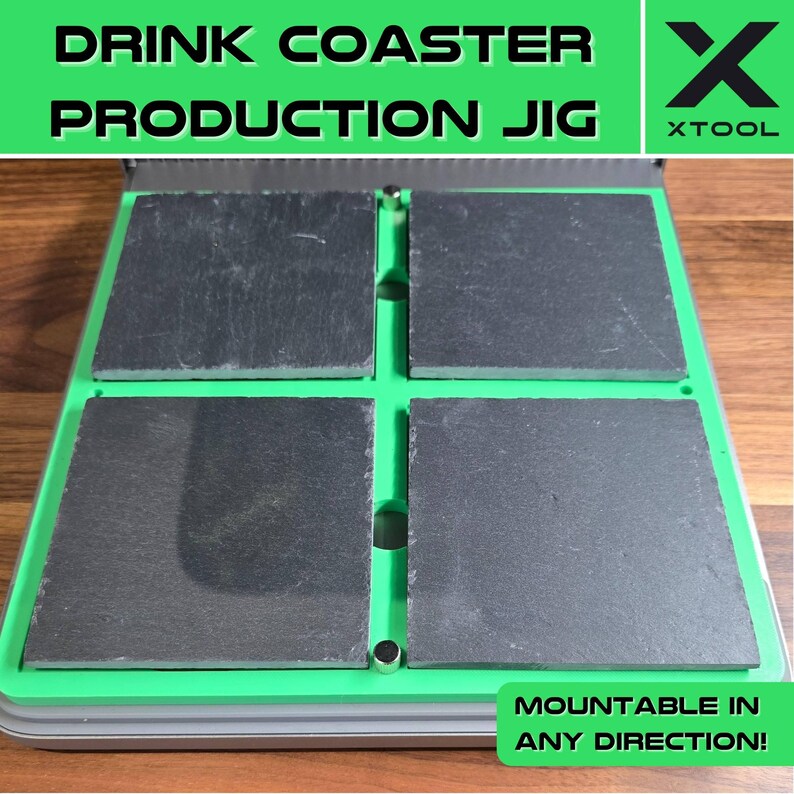 Coaster Jig for Xtool F1 Ultra & F2 Ultra Laser - Coaster Batch ...