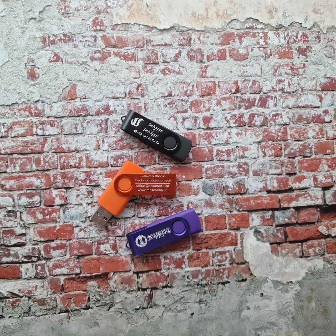 Custom Laser Engraved USB Flash Drive: Personalized Promotional Gift - Etsy