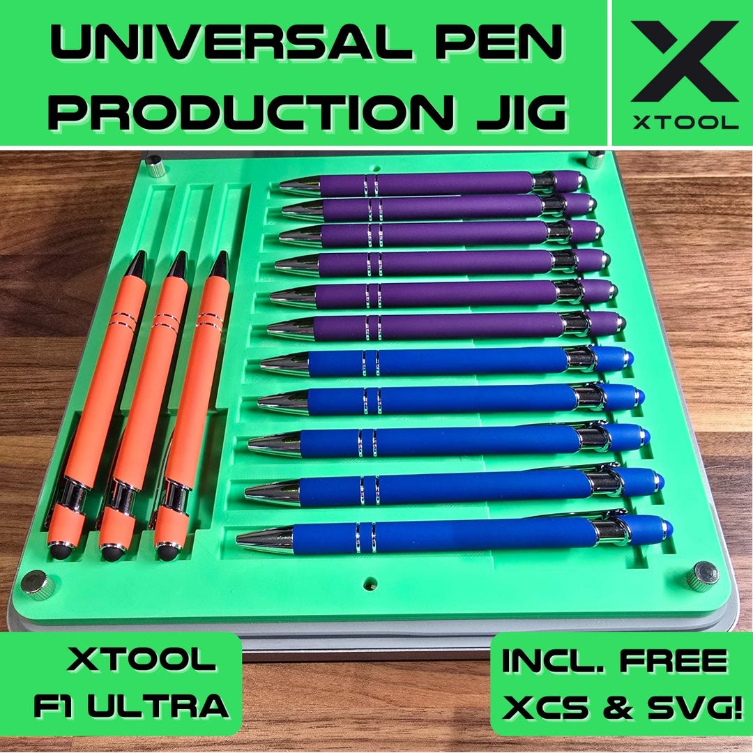 Xtool F1 Ultra Pen Jig – Holds 14 Pens, Xtool F1 Ultra Jig, Perfect for ...