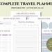Printable Travel Planner Travel Journal Trip Itinerary Template ...