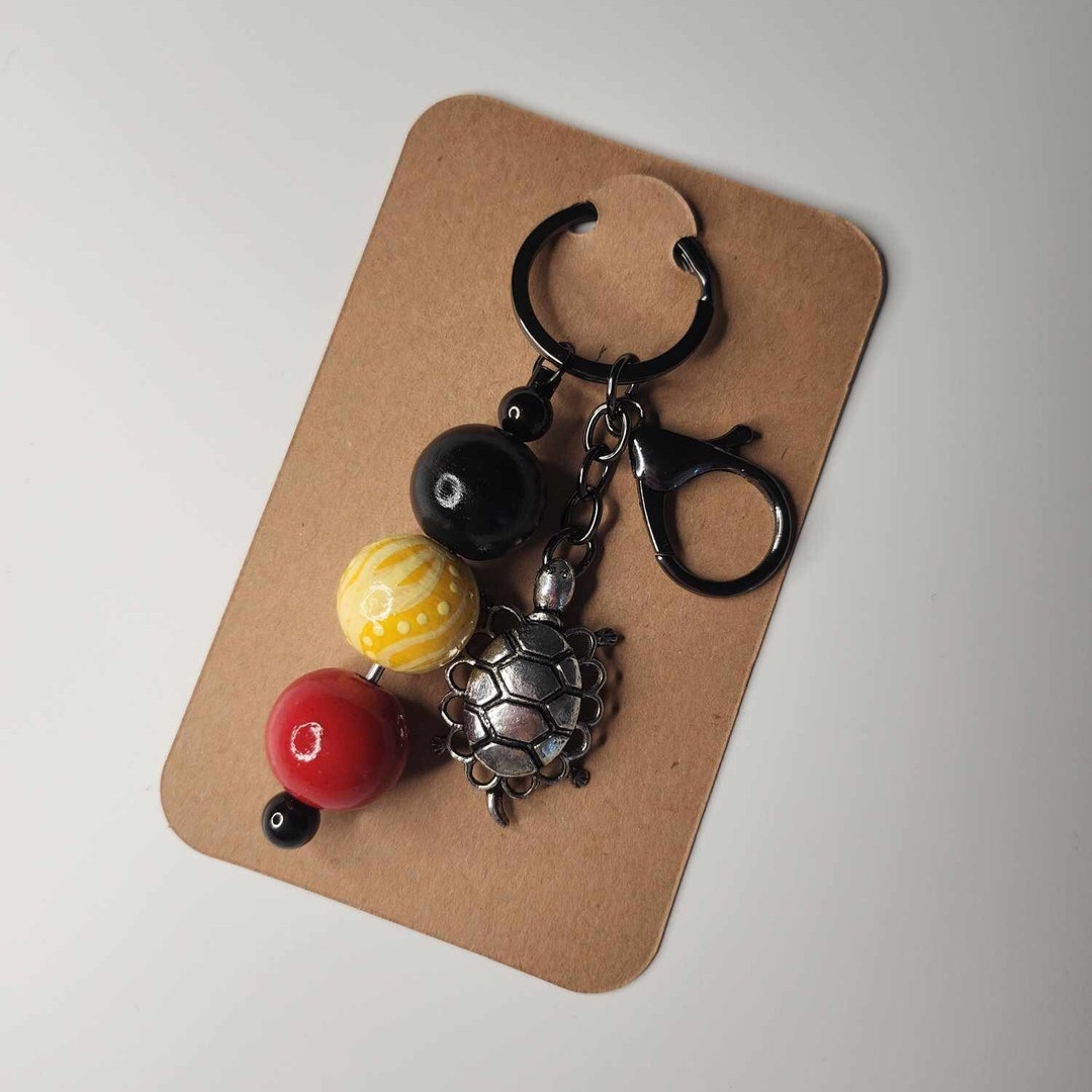 Hand-painted Aboriginal Key-chain - Etsy