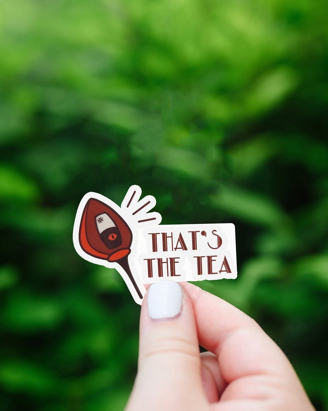 That's the Tea Alastor Sticker, Hazbin Hotel Sticker, Helluva Boss ...