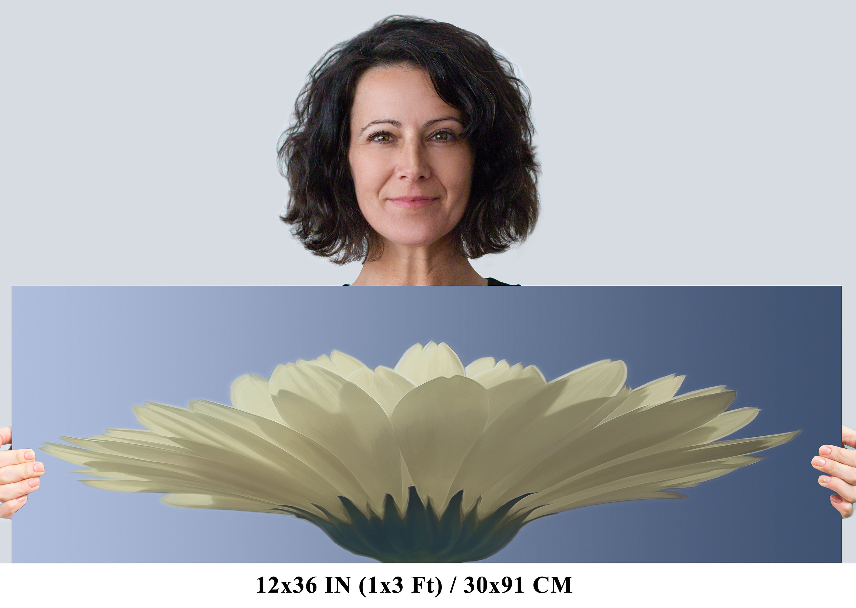 Daisy Flower Wall Art Reach for the Sun Soft Painted Floral - Etsy