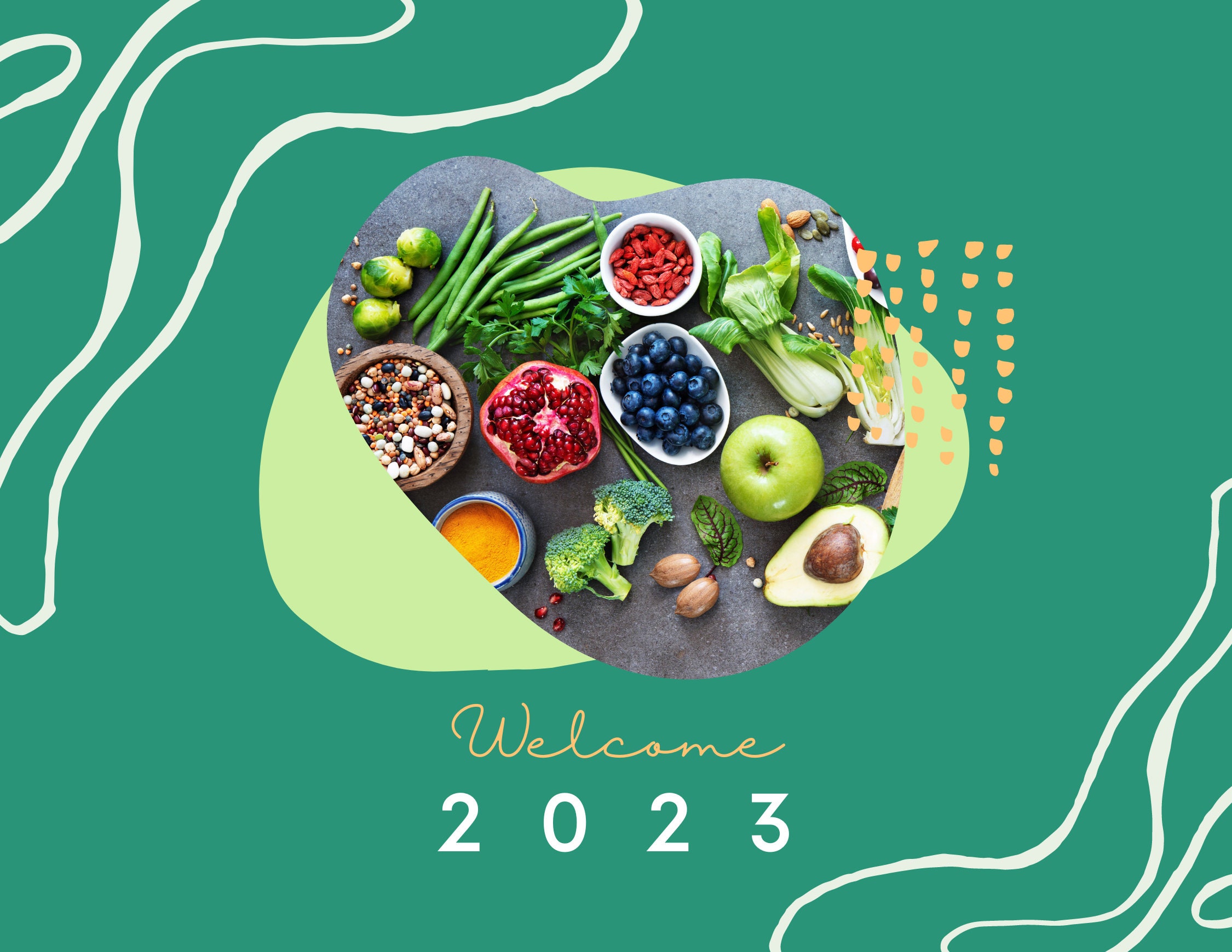 2023 Food Calendar Vegan Vegetarian Allergen-friendly Gluten Free ...