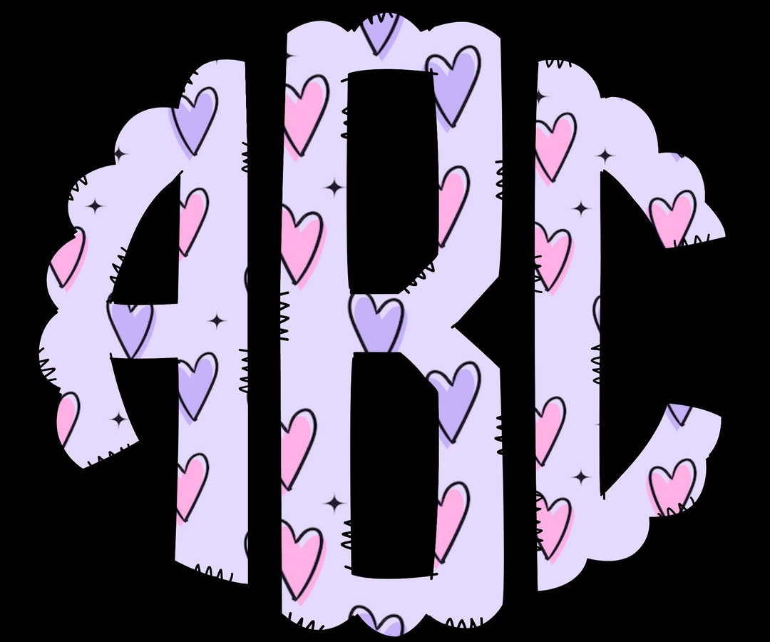 Pink Purple Hearts - Etsy