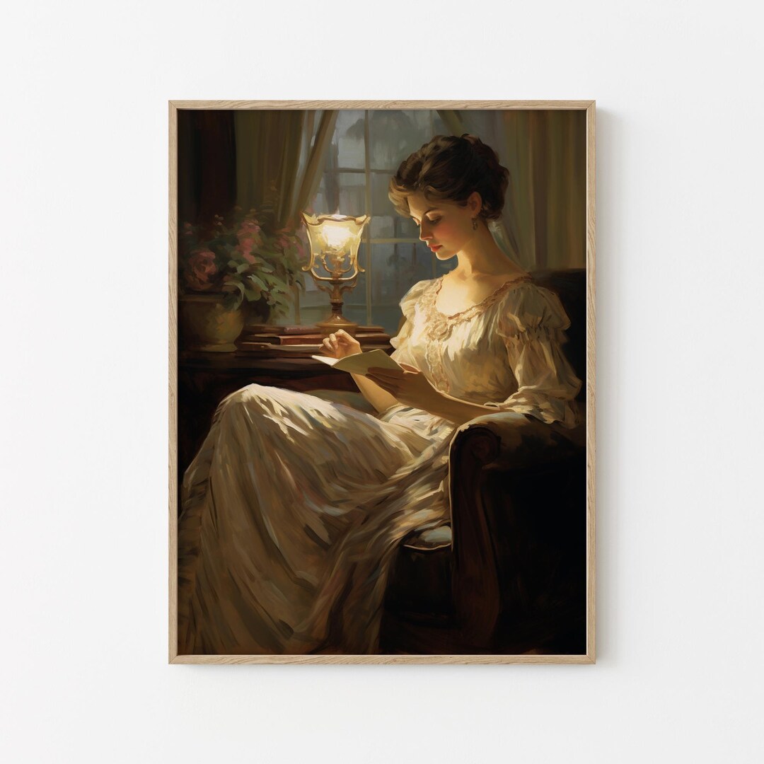 Victorian Reading Retreat IV | Home Decor | Premium Art Print | 244-P ...