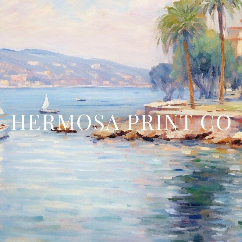 French Riviera Dream Home Decor Premium Art Print 262-P - Etsy