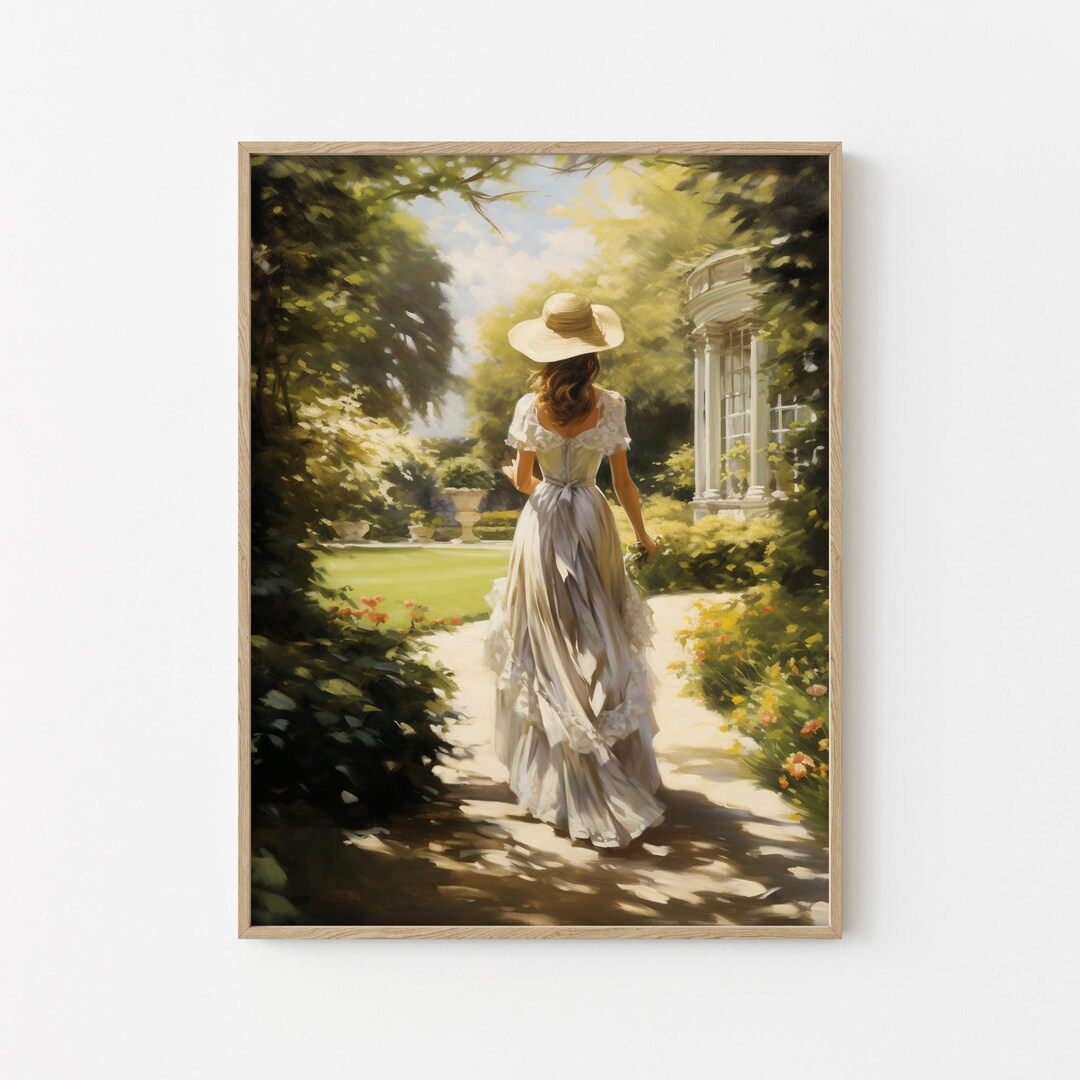 Victorian Garden Stroll Home Decor Premium Digital Download 251 - Etsy