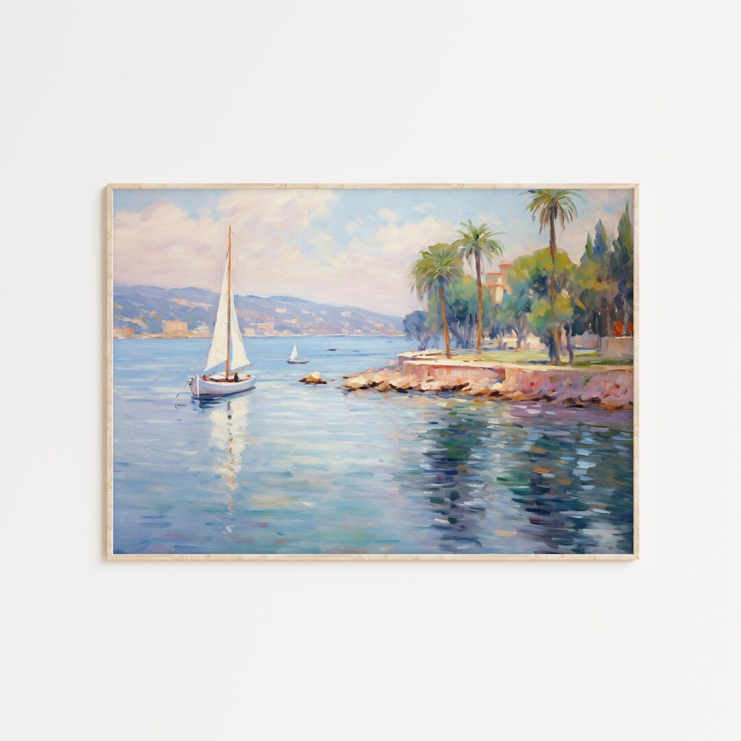 French Riviera Dream Home Decor Premium Art Print 262-P - Etsy