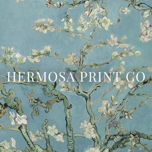 Vintage Tonal Blooming Tree Painting | Home Decor | Premium Digital ...
