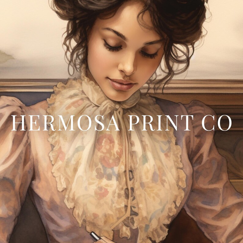 Victorian Reading Retreat II | Home Decor | Premium Digital Download ...